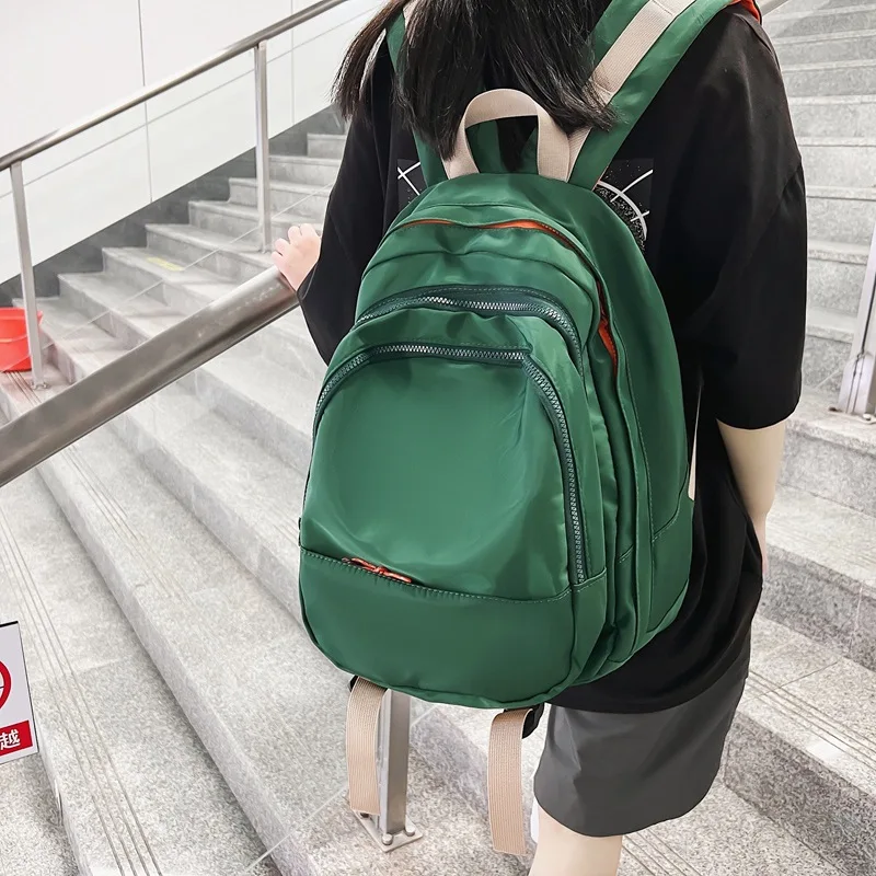 College Backpack Ladies Harajuku Cute Man Nylon Bag Female Laptop ...