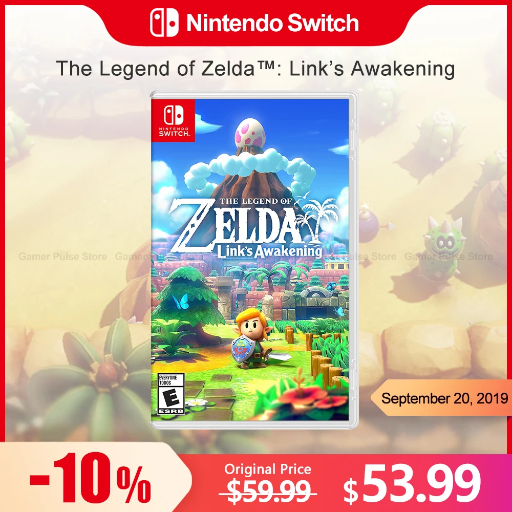 The-Legend-of-Zelda-Link-Awakening-Jogos-Nintendo-Switch-Cart-o-de-Jogo ...