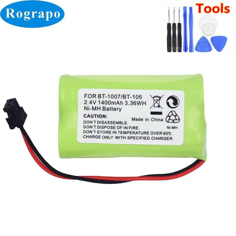 New-2-4V-1400mAh-Replacement-BT1007-Battery-Pack-for-Panasonic-HHR-P506 ...