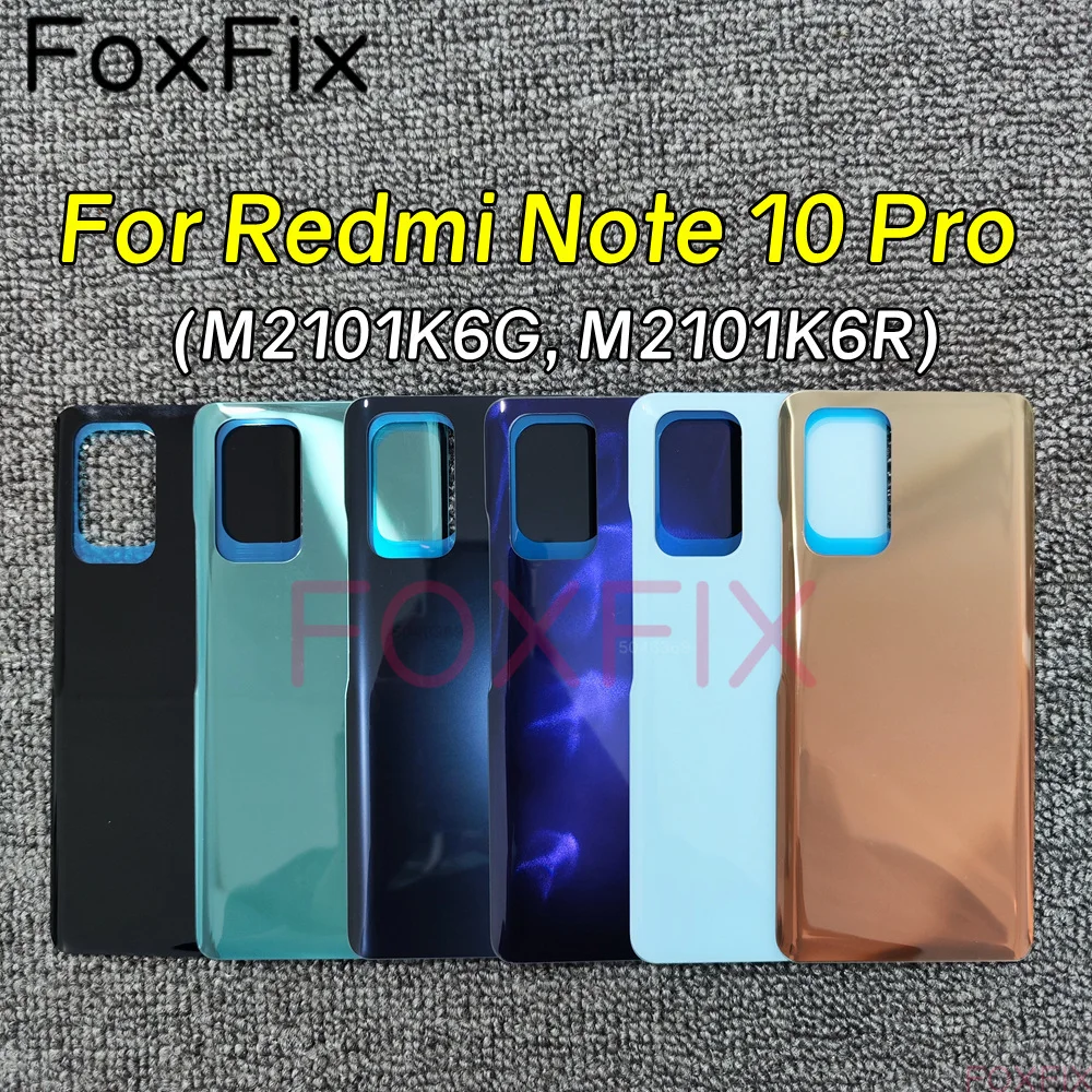 Battery-Door-Back-Cover-For-Xiaomi-Redmi-Note-10-Pro-Back-Panel-Rear ...