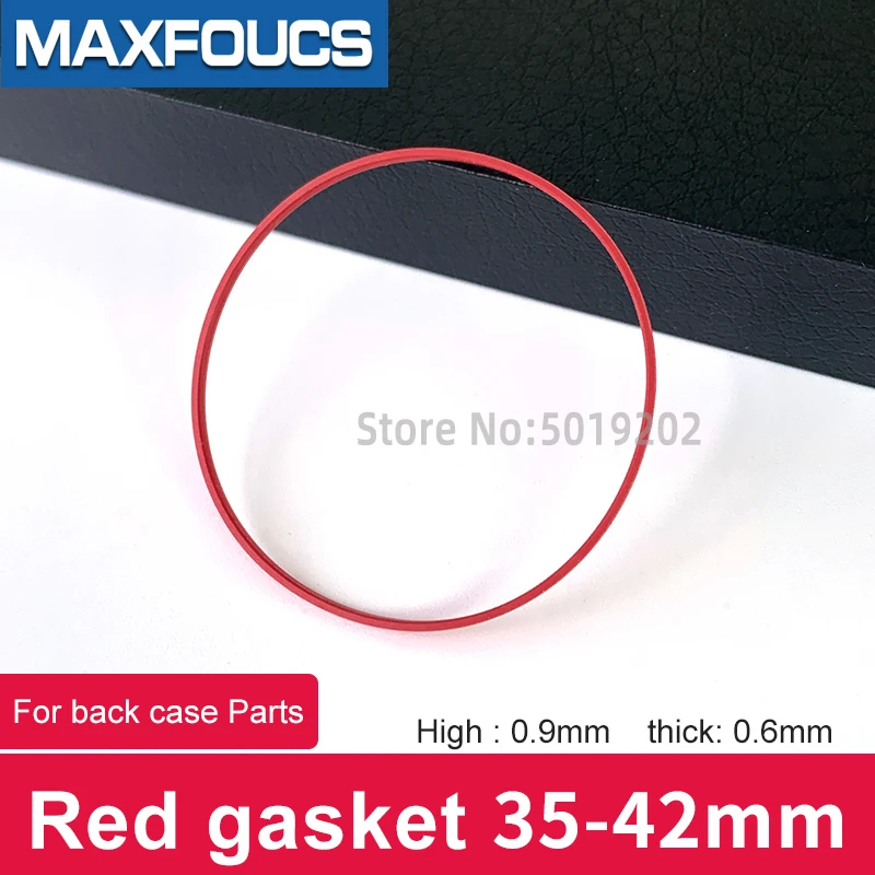 Red-Gasket-0-6mm-Thick-35-42mm-O-Ring-Fits-Watch-Case-Back-For-TISSOT ...