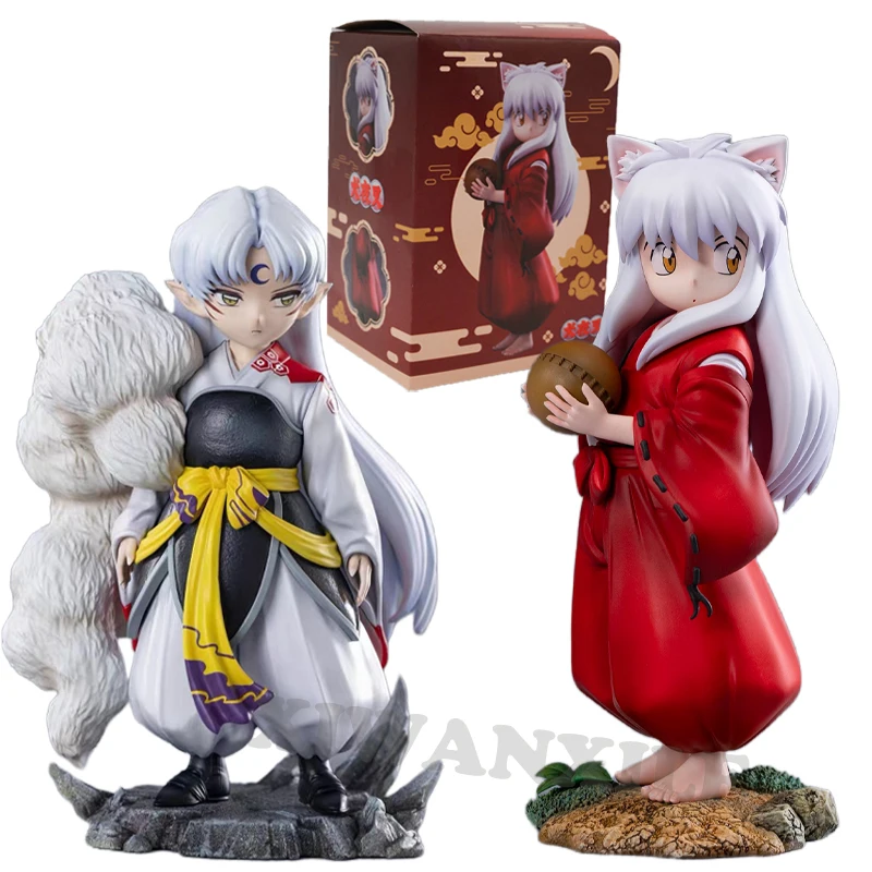 17cm-Childhood-Inuyasha-Anime-Figure-Inuyasha-Sesshoumaru-Action-Figure ...