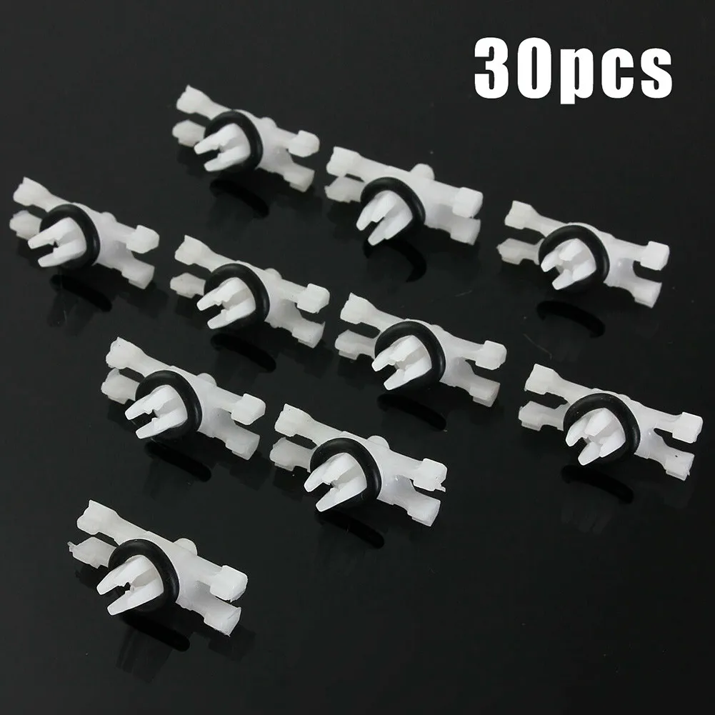 30Pcs Car Top Roof Rain Gutter Moulding Trim Fastener Clip For BMW E46 ...