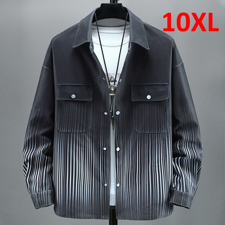 Gradient-Striped-Jacket-Men-Plus-Size-10XL-Jacket-Coat-Spring-Autumn ...