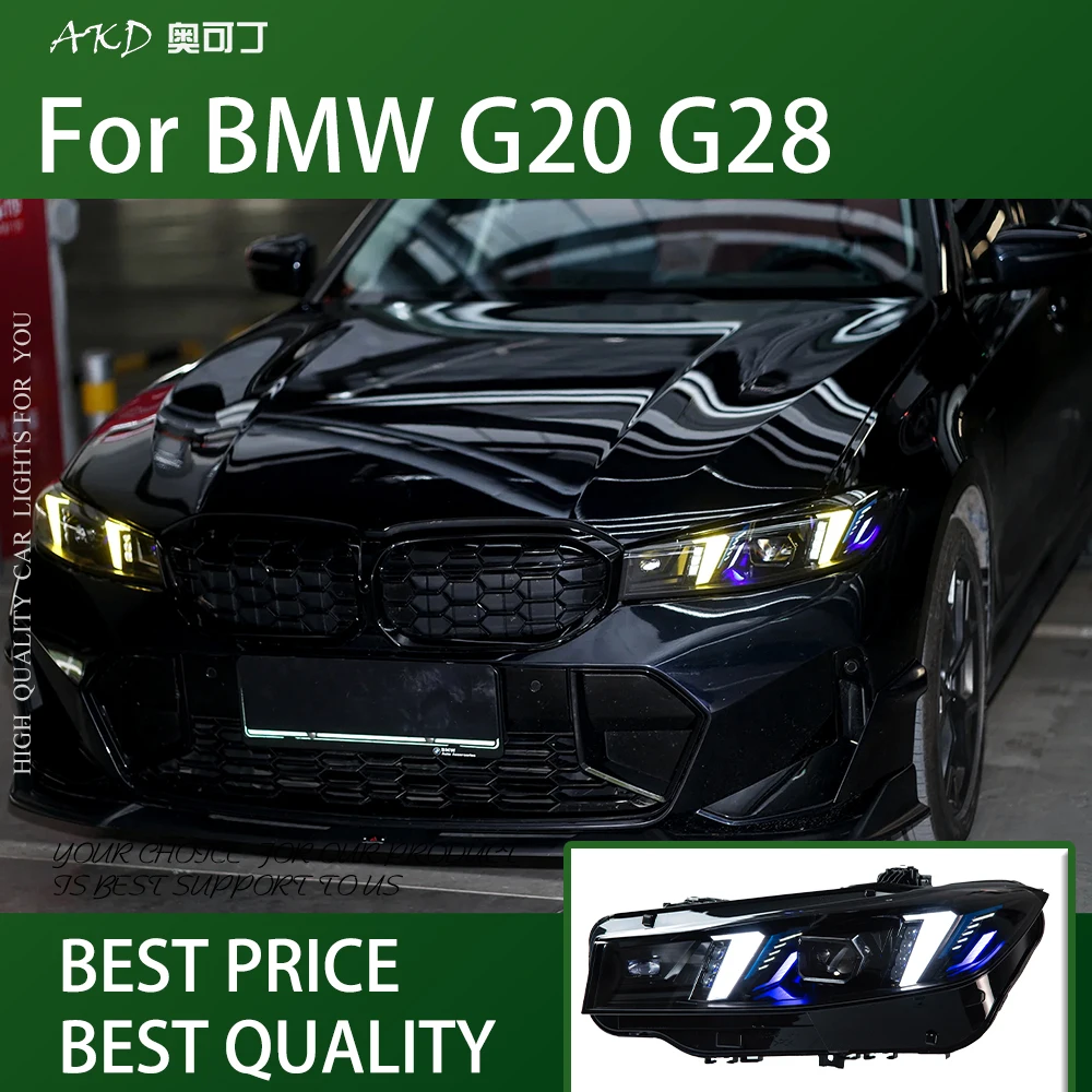 Car For BMW G20 2022-2024 G28 Headlight DRL Hella 12V H7 LED Xenon Bulb ...
