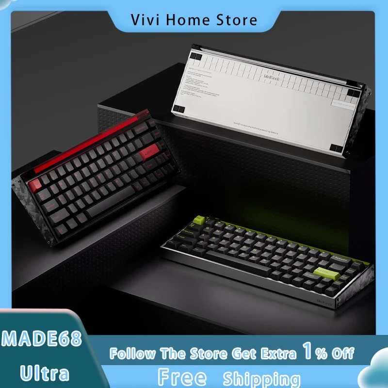 MELGEEK-MADE68-Ultra-Magnetic-Switch-Keyboard-Aluminum-Full-Key-16K ...