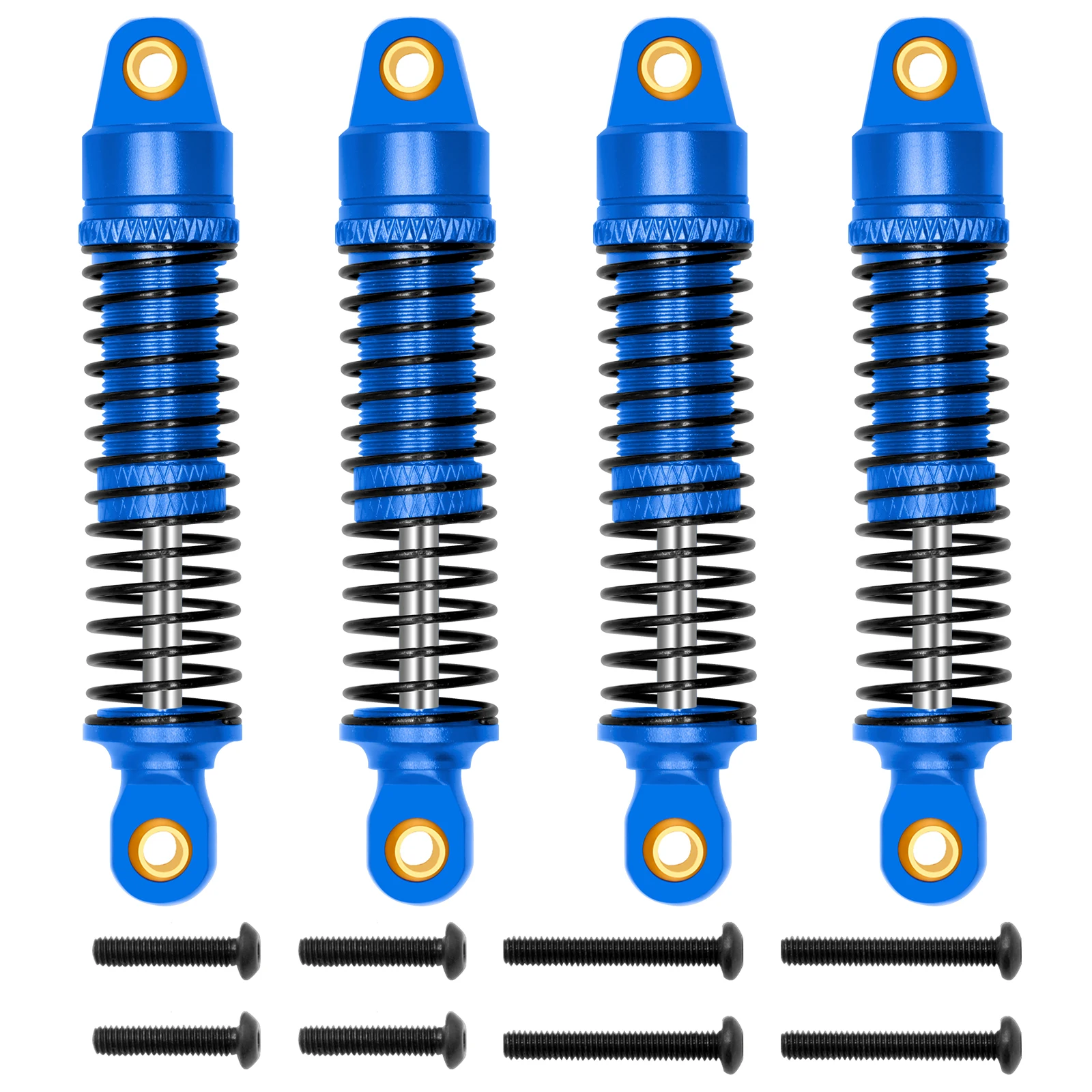 Aluminum Alloy Shock Absorber Spring Damper for 1/18 RC Crawler Car ...