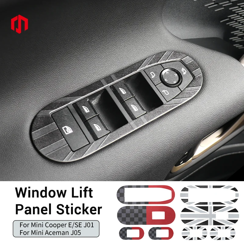 Car Window Lift Panel Sticker For Mini Electric Cooper E/SE J01 EV ...
