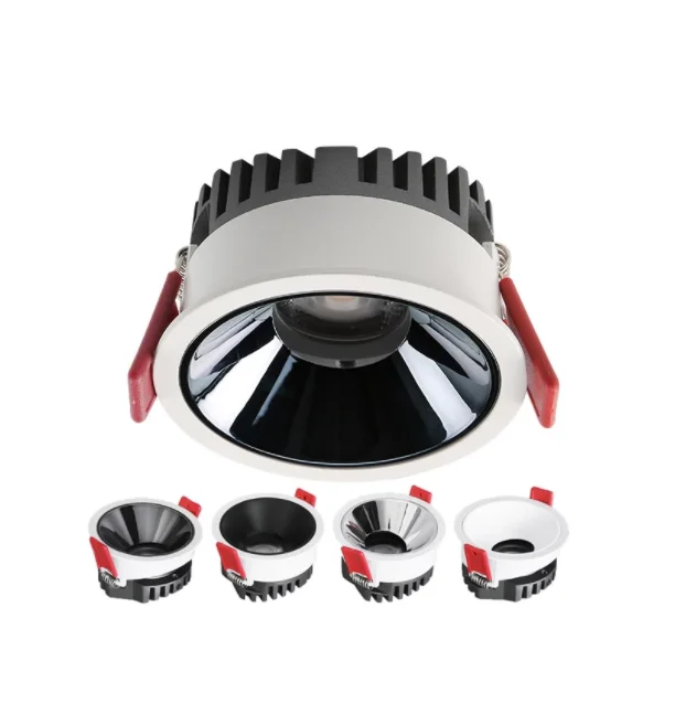High-CRI-Deep-Anti-glare-Led-Cob-Downlight-Narrow-Embedded-Ultra-thin ...