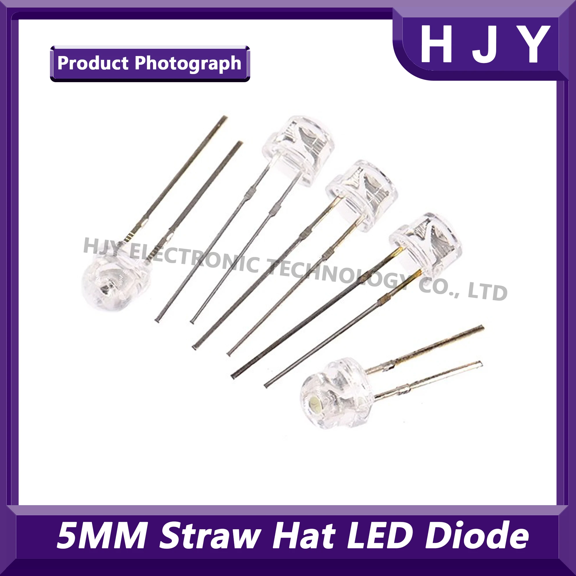20-100pcs-5mm-Straw-Hat-LED-Diode-F5-Super-Bright-White-White-Red ...
