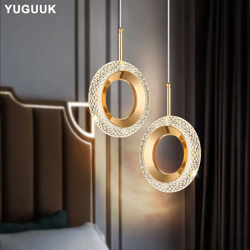 Nordic-Ring-LED-Pendant-Lights-Indoor-Hanging-Lamp-Room-Decor-For ...