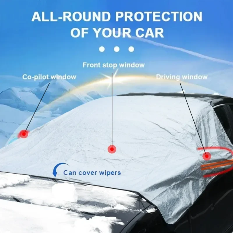 Winter-Car-Windshield-Snow-Frost-Cover-Thickened-Car-Front-Windshield ...