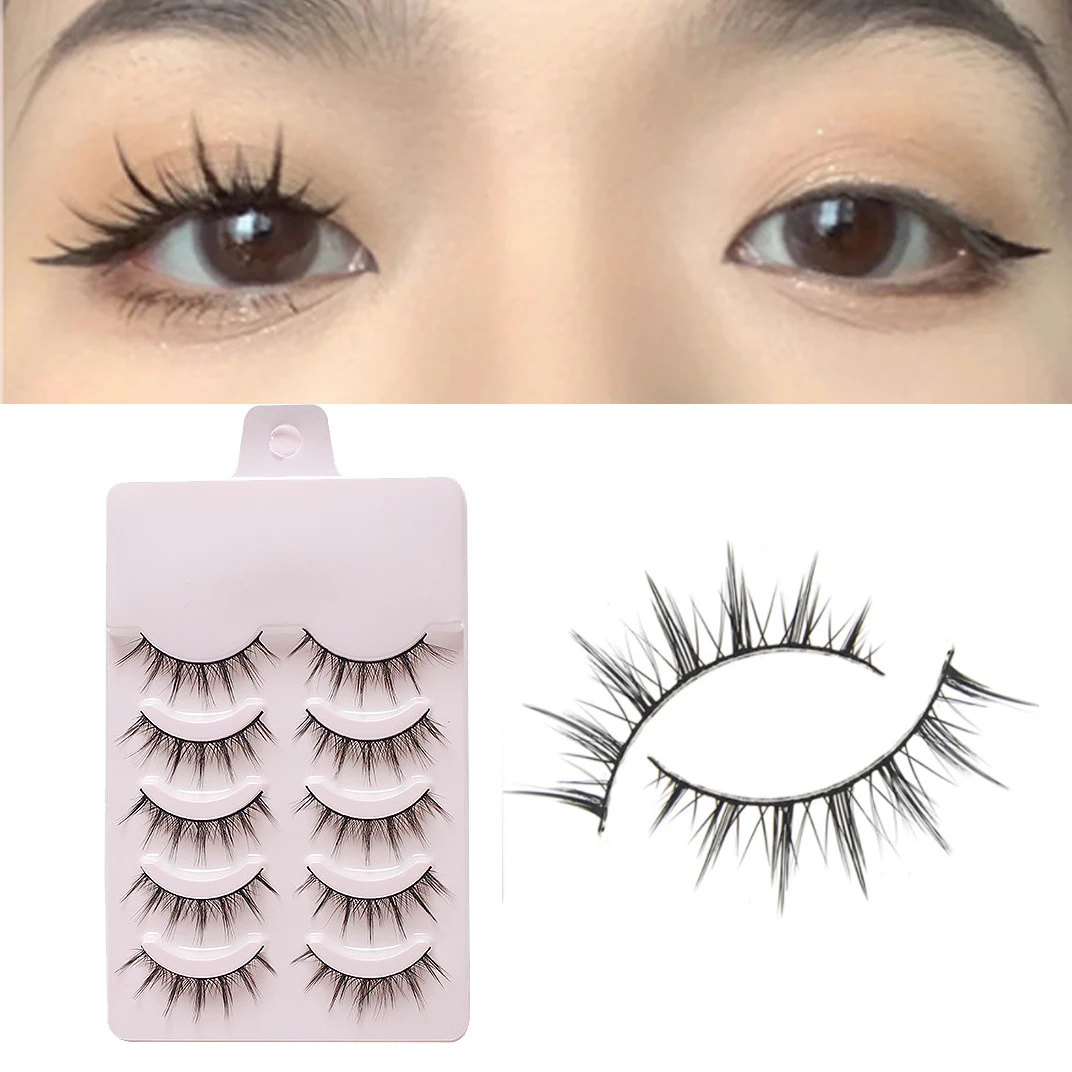 New-5-Pairs-Eyelashes-Cos-Dance-Performance-Eyelash-Handmade-Acrylic ...