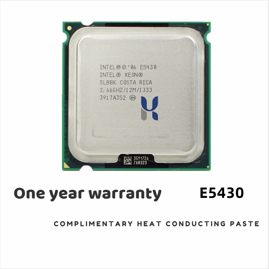 XEON E5430 프로세서 CPU 771 ~ 775 (2.660GHz/12MB/1333MHz/쿼드 코어) LGA775 80 와트 64 비트 작동 775 마더 보드 ...