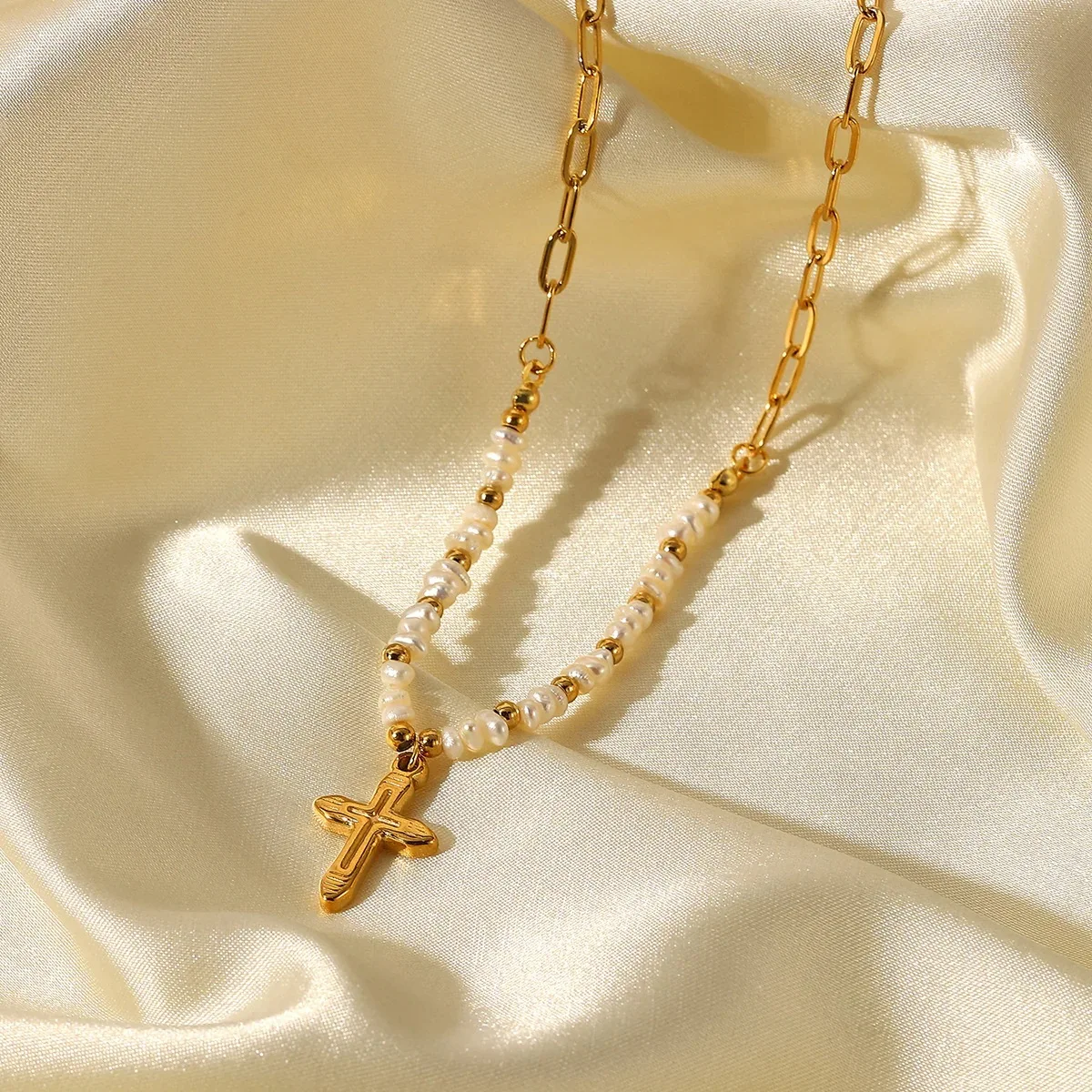 PAPERPLUS-Cheap-Cross-Necklace-for-Women-and-Girl-Gold-Document ...