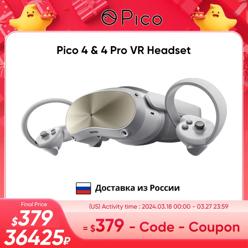 PICO-4-Pro-VR-Headset-8GB-512GB-Suporte-Olhos-Rastreamento-Captura-de ...