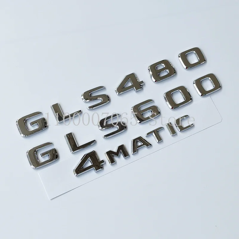 2017-Flat-Font-Chrome-Letters-GLS480-GLS600-Top-Quality-ABS-Emblem-for ...