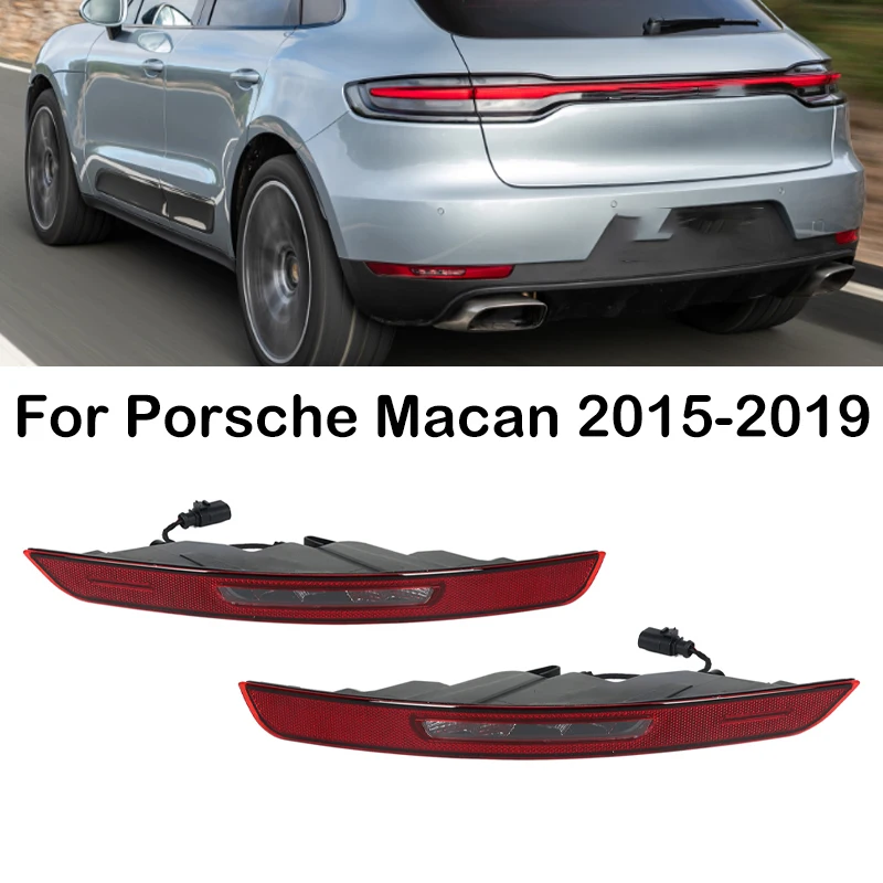 For-Porsche-Macan-2015-2019-LED-Rear-Bumper-Light-Brake-Lamp-Reverse ...