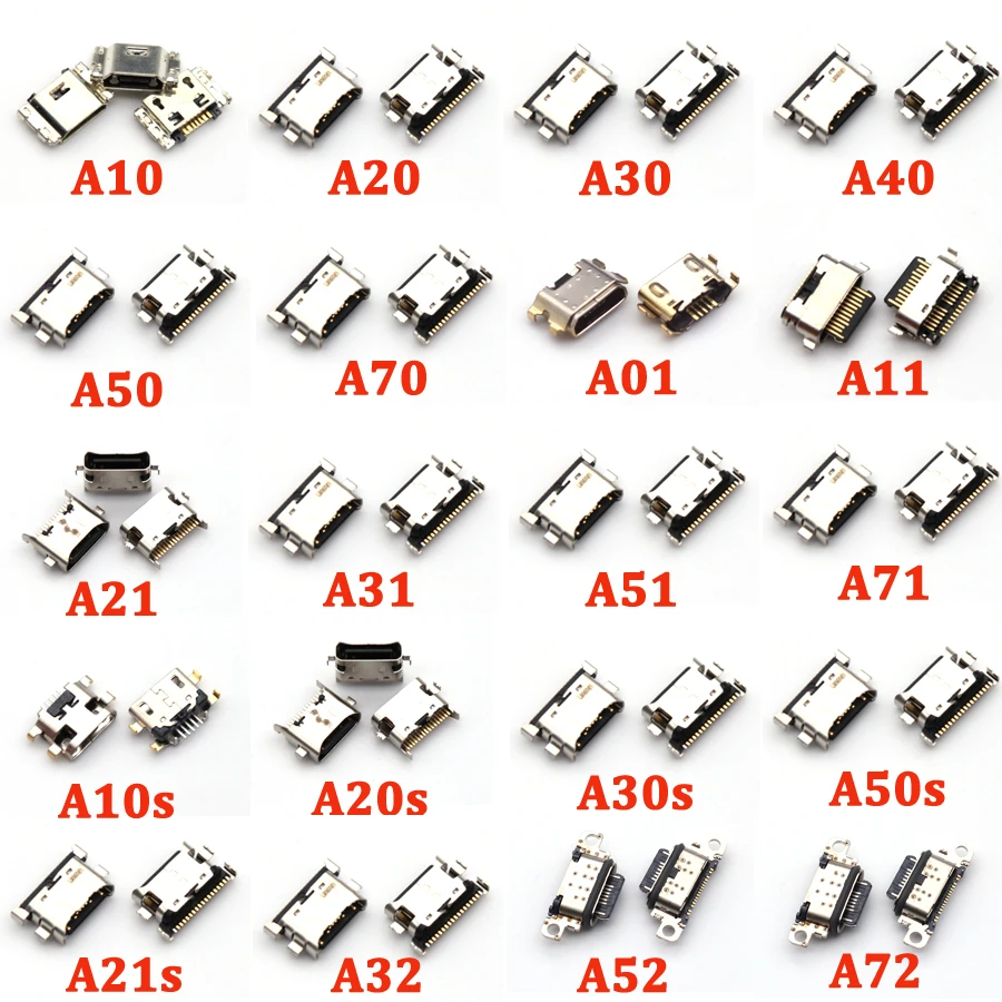 50pcs/lot Usb Charging Connector For Samsung Galaxy A01 A015f Port Plug ...