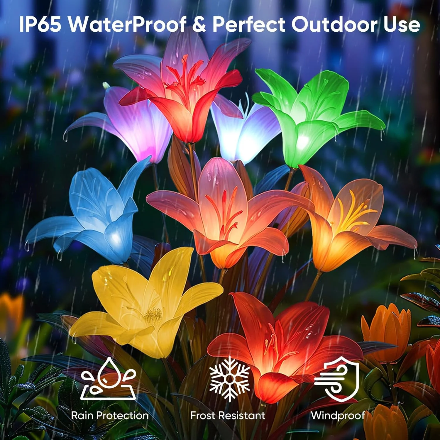 LED-Solar-Lily-Flowers-Lights-Outdoor-Waterproof-Garden-Night-Light-for ...