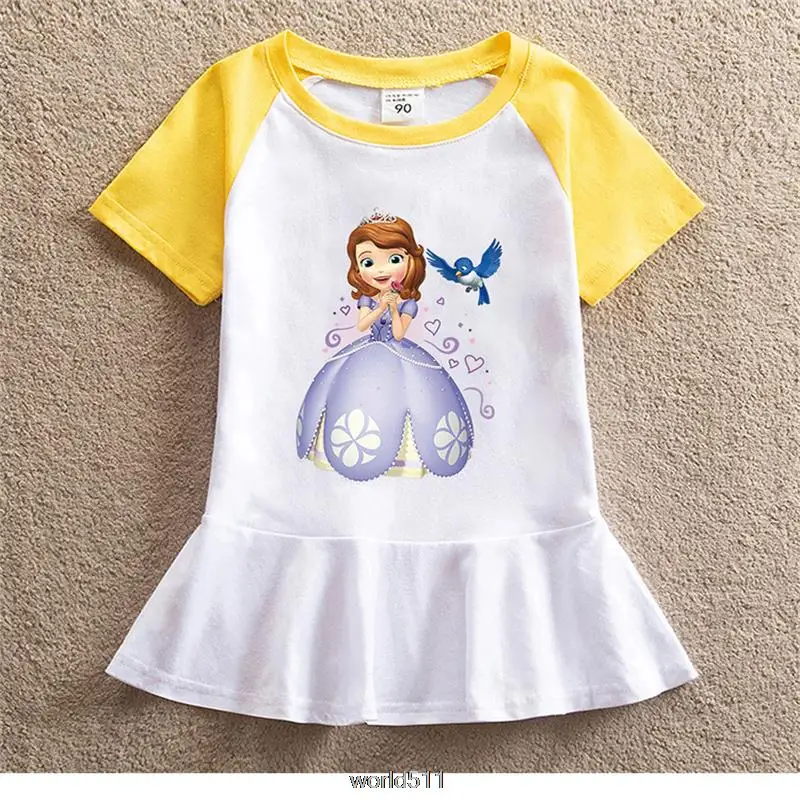 Disney-Princess-Sofia-Dresses-Girls-Costume-Birthday-Party-Cosplay-Clothing-Vestido-In-Summer ...