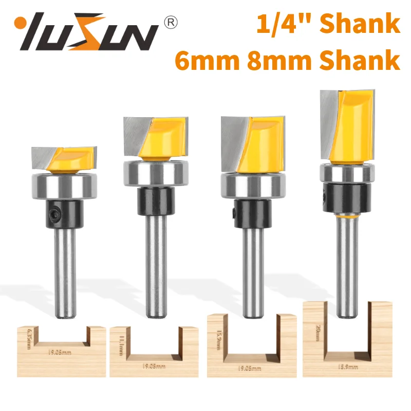 YUSUN Cleaning Bottom Bit With Bottom Bearing Router Bit Carbide ...