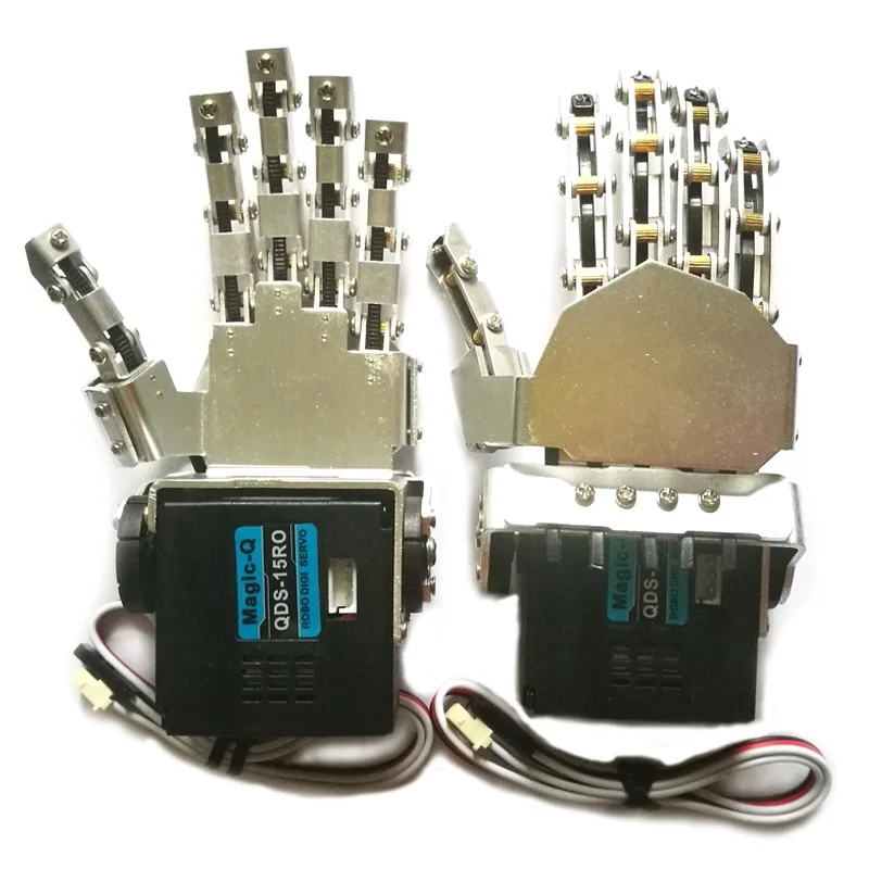 Robot-Hand-five-Fingers-metal-Manipulator-Arm-mini-Bionic-Hand-humanoid ...
