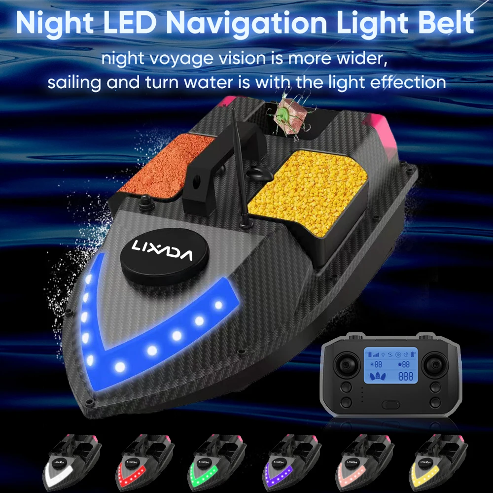 D20-GPS-RC-Bait-Boat-600M-Wireless-Remote-Control-Fishing-Bait-Boat ...