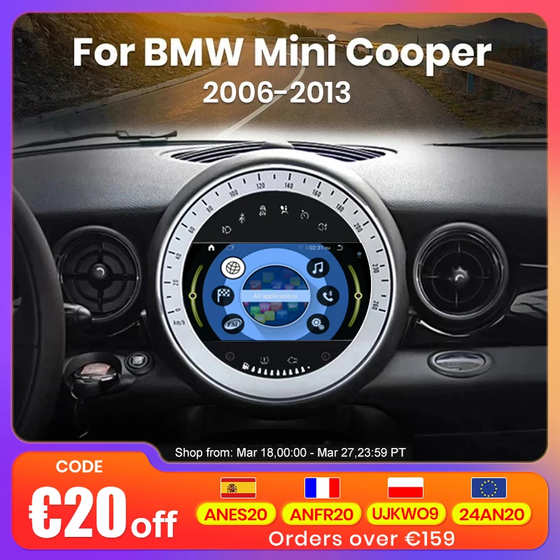 AWESAFEPX9-7-Autoradio-For-BMW-Mini-Cooper-R56-R57-R58-R60-2006-2013 ...