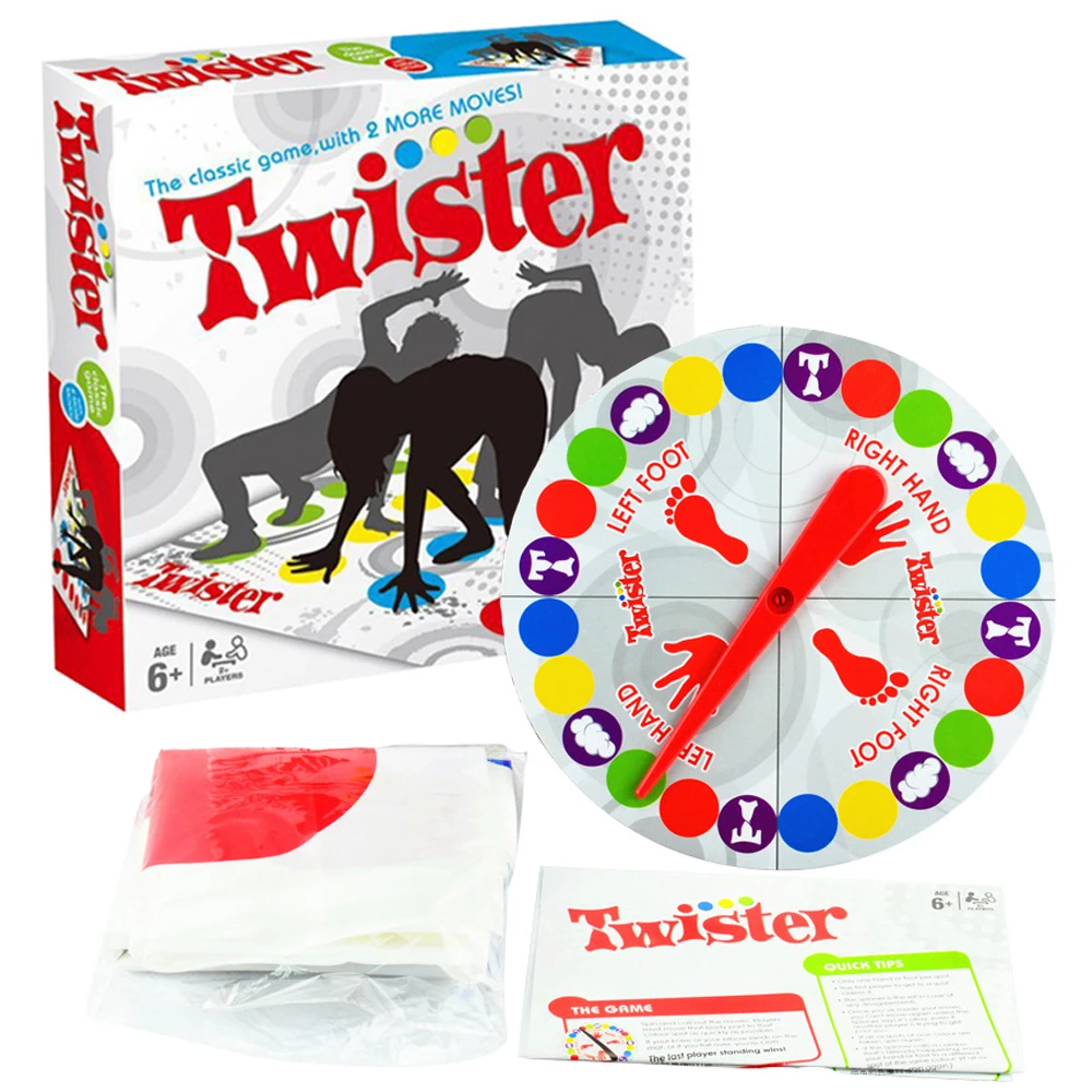 Family Party Game Twister Games Indoor Outdoor Toys Fun Game Twisting ...