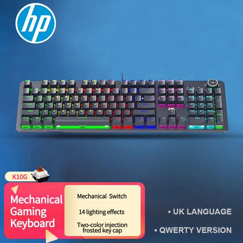 HP-K10G-Mechanical-Keyboard-Color-Gaming-Keyboard-104-Keys-Full-Size-Backlit-Mechanical-Keyboard ...