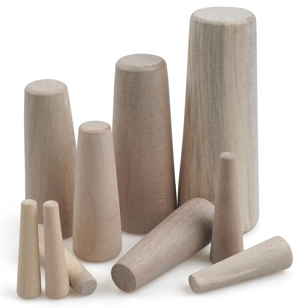 10Pcs-Wooden-Hole-Plugs-Kit-7-Sizes-Marine-Tapered-Conical-Drain ...