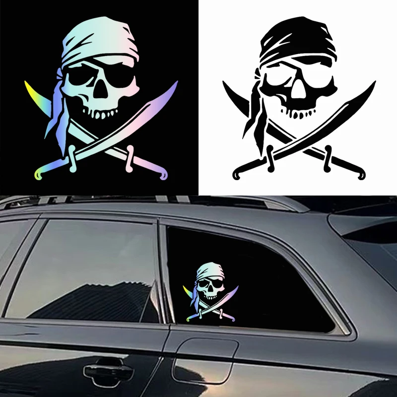 personalized-customized-Pirate-Skull-decal-for-motorcycles-SUV ...