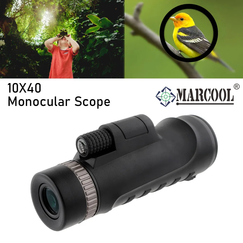 Marcool-Monocular-10X40-Portable-Telescope-Birdwatching-Scope-Hunting ...