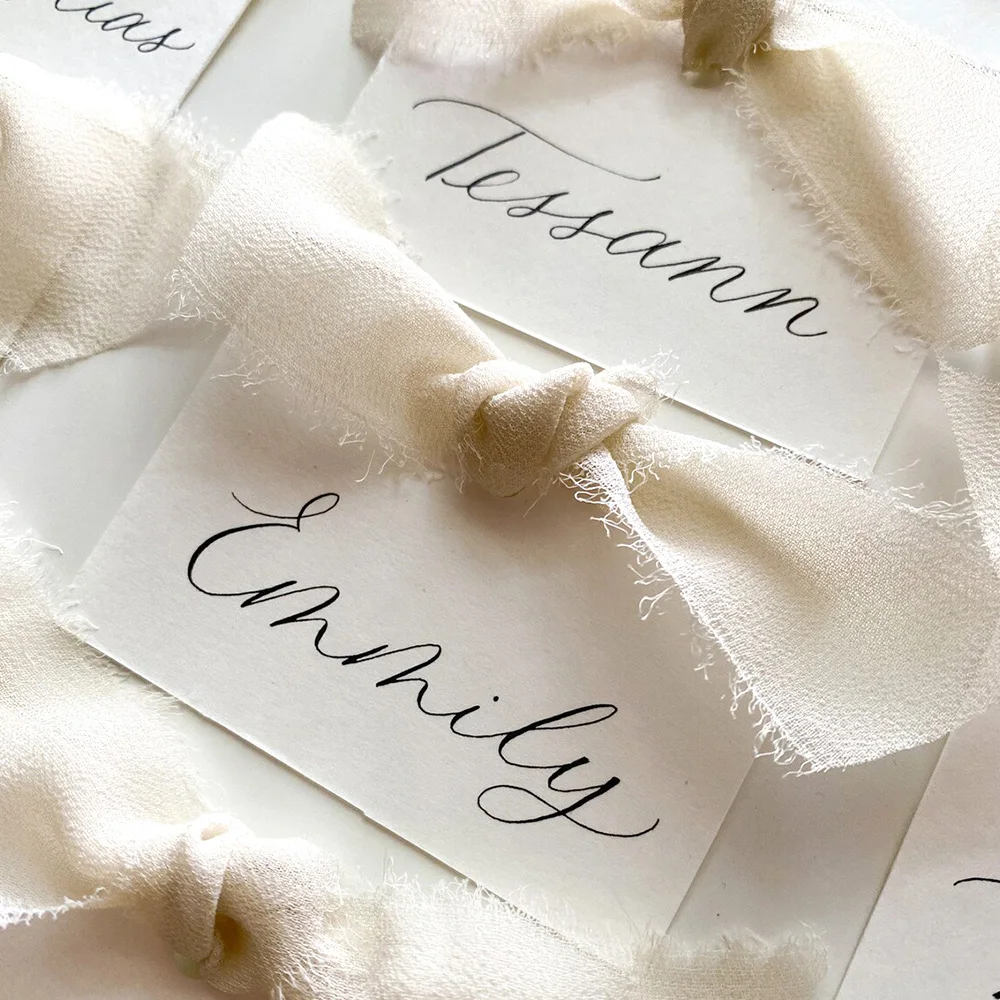 Ribbon With Names Wedding