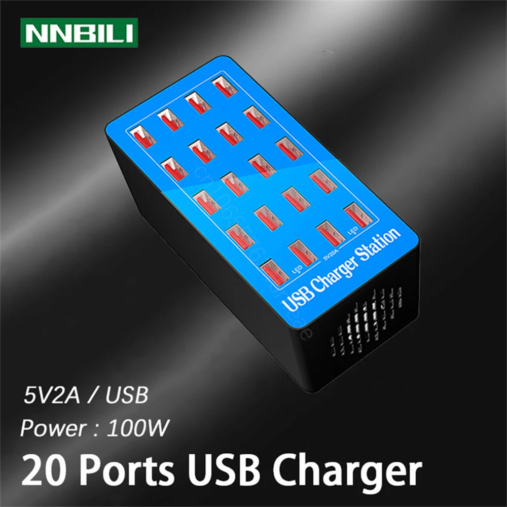 100W-10-20-Ports-USB-Charger-For-Android-iPhone-Adapter-HUB-Charging ...