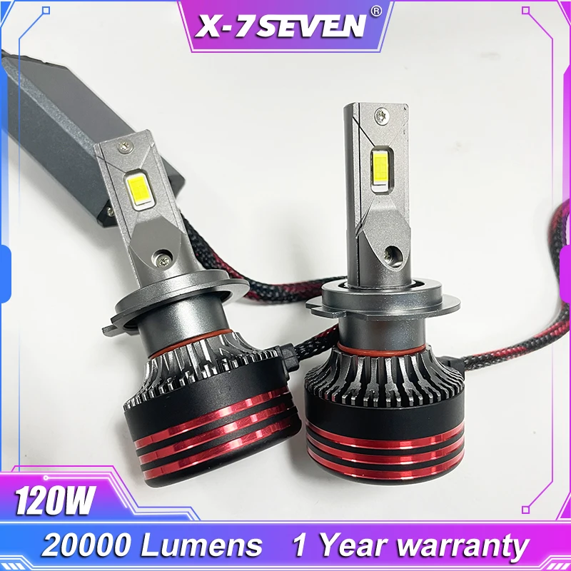 X-7SEVEN-X-M8-Pro-120W-15000LM-6500K-CANBUS-LED-Headlight-Bulb1-Years ...