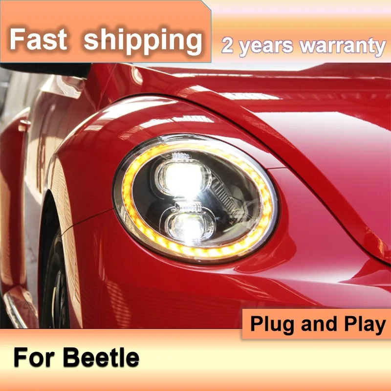 Car-Accessories-for-VW-Beetle-Head-Light-2013-2021-New-Beetle-Headlight ...