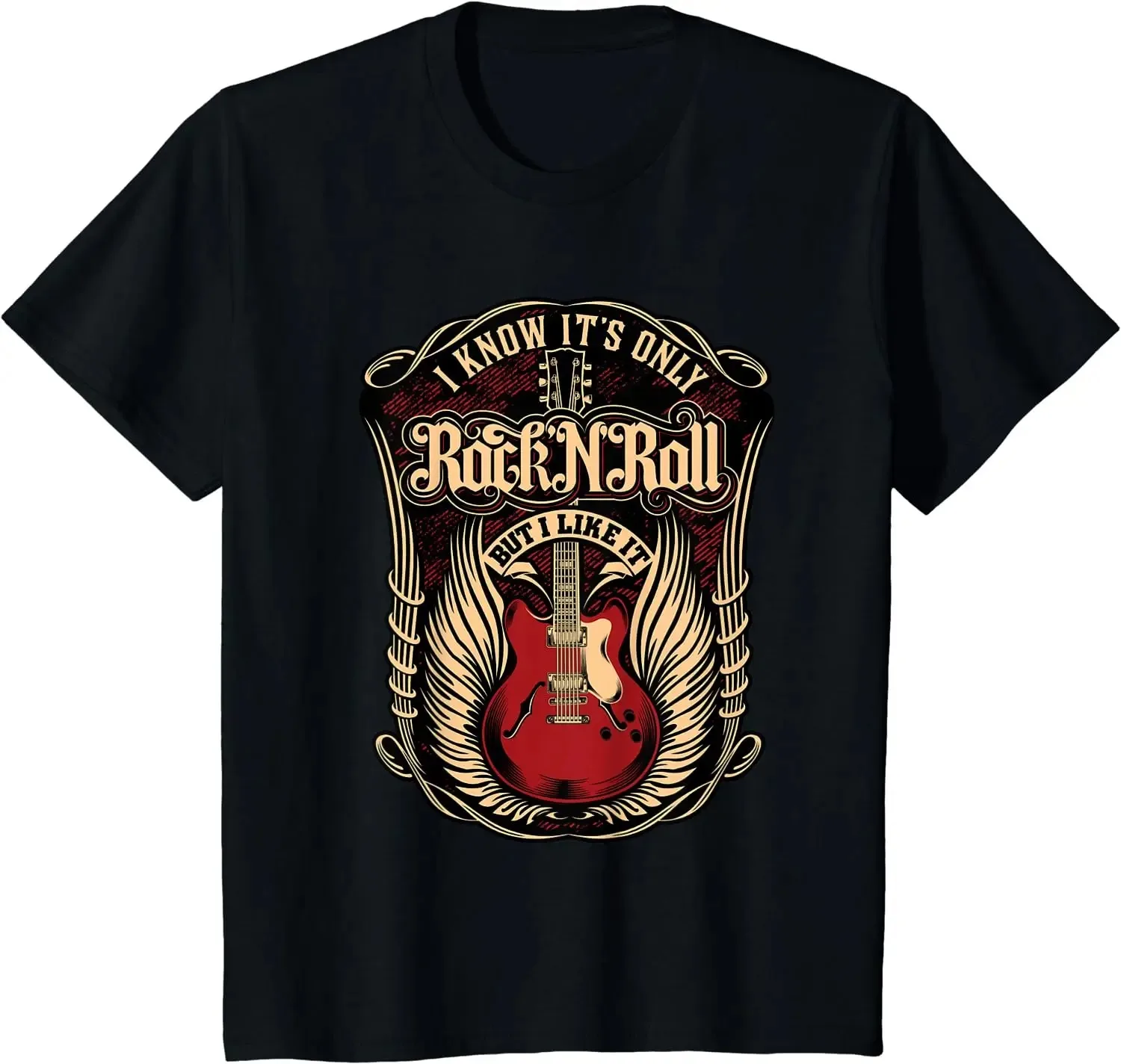 Camiseta-estampada-I-Know-It-s-Only-Rock-and-Roll-para-Mujer-Tops ...