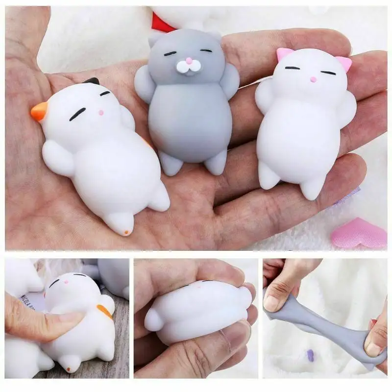 5pcs-Animal-Cat-Kawaii-Cat-Squishy-Mini-Squishies-Stress-Mochi-Squishy ...