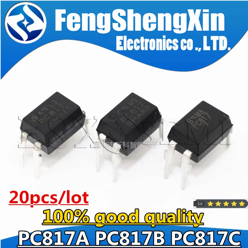 20pcs-lot-PC817B-DIP-4-EL817B-PC817-B-PC817-IC-817B-PC817A-PC817C-817A ...