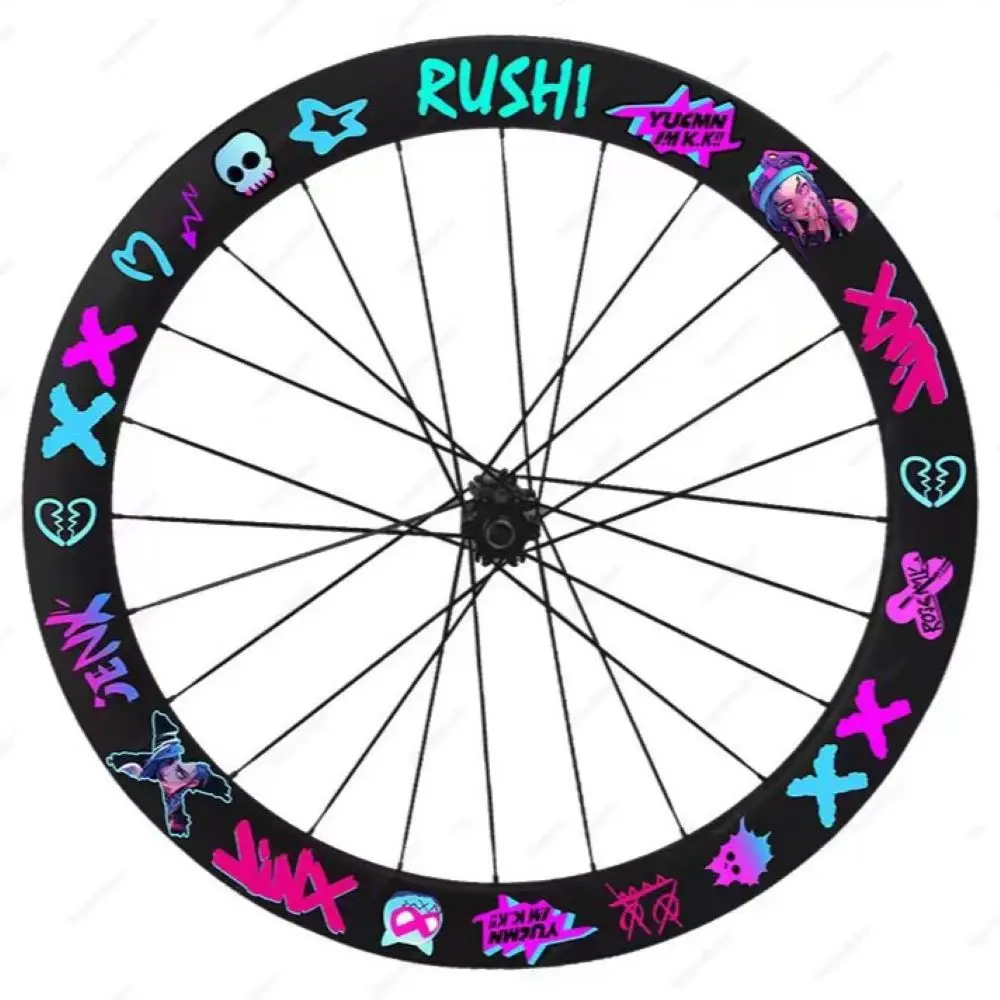 Bicycle-Wheelset-Modification-Graffiti-Cartoon-Stickers-Road-Bike ...