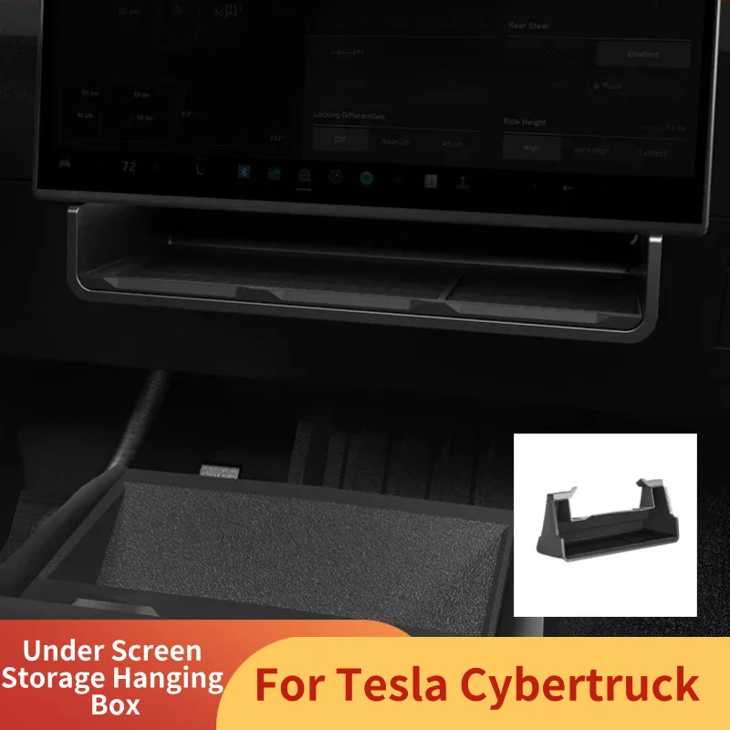 Under Screen Storage Hanging Box for Tesla Cybertruck 2025+ Central ...