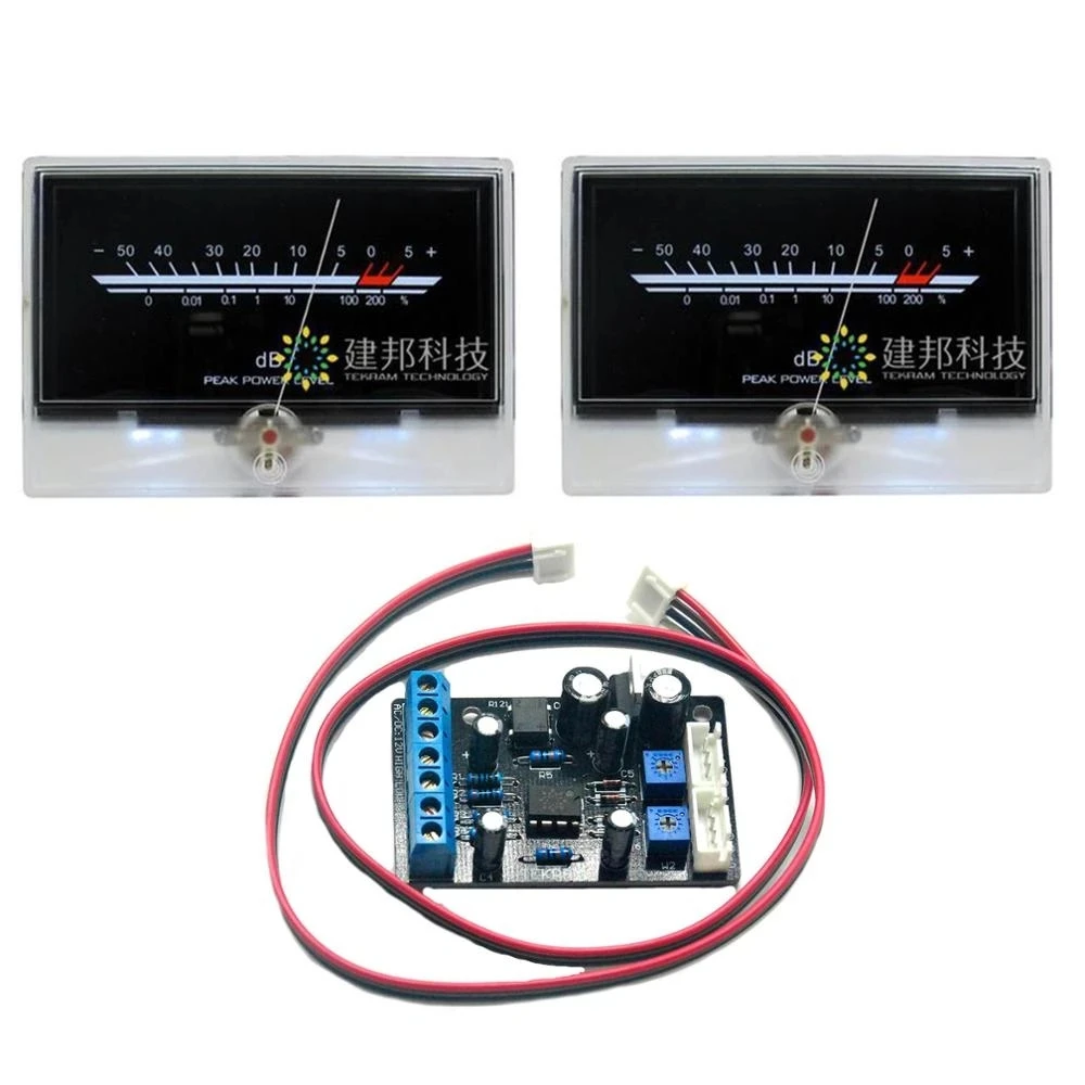 One-Pair-P-134-Post-Amplifier-VU-Meter-Level-Meter-Audio-Volume-DB ...