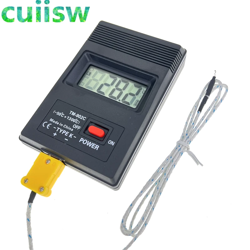 TM 902C ( 50C to 1300C) Temperature Meter TM902C Digital K Type ...