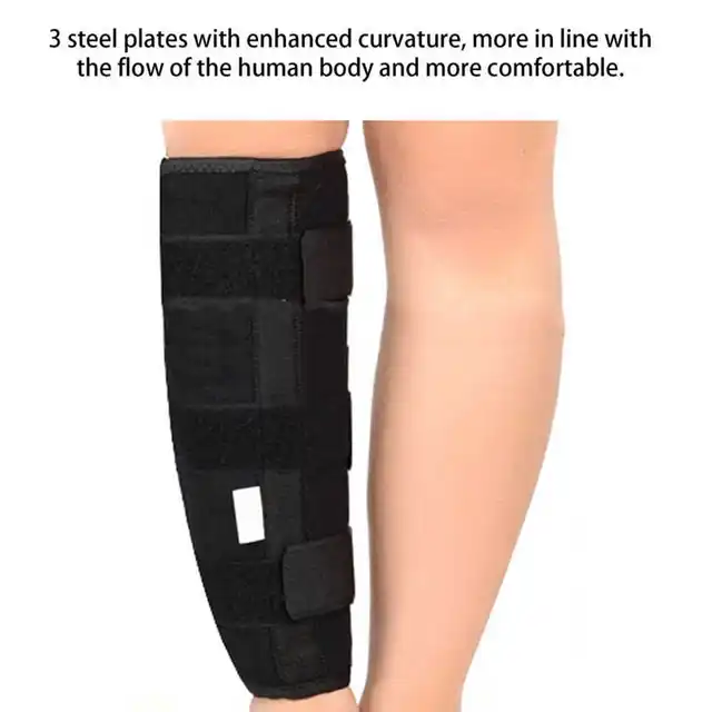 Adjustable Calf Brace Shin Guard Splint Compression Wrap Leg Support ...