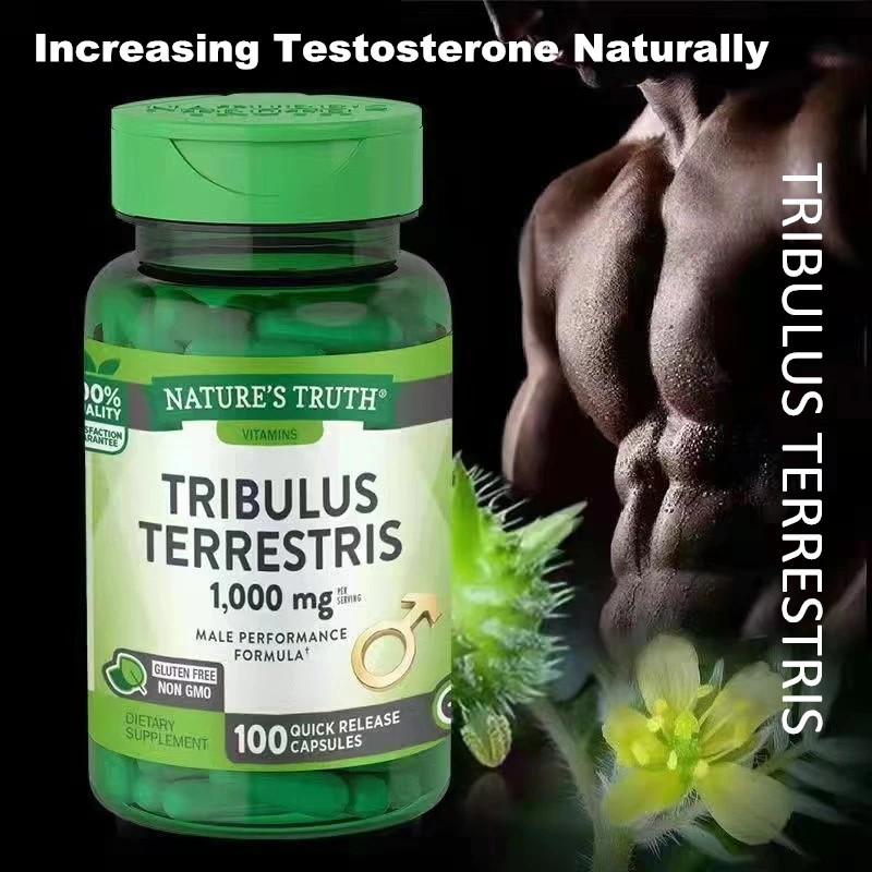 100 Capsule TRIBULUS TERRESTRIS SAPONINS WORKOUT SPORT SUPPLEMENT ...