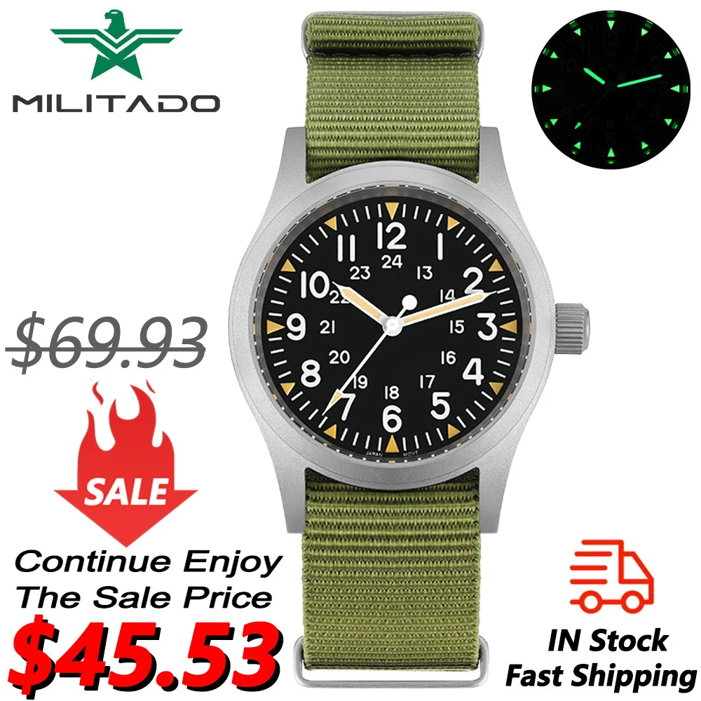 Militado-ML05-Vintage-Quartz-Watch-VH31-Movement-Watches-Domed-Sapphire ...