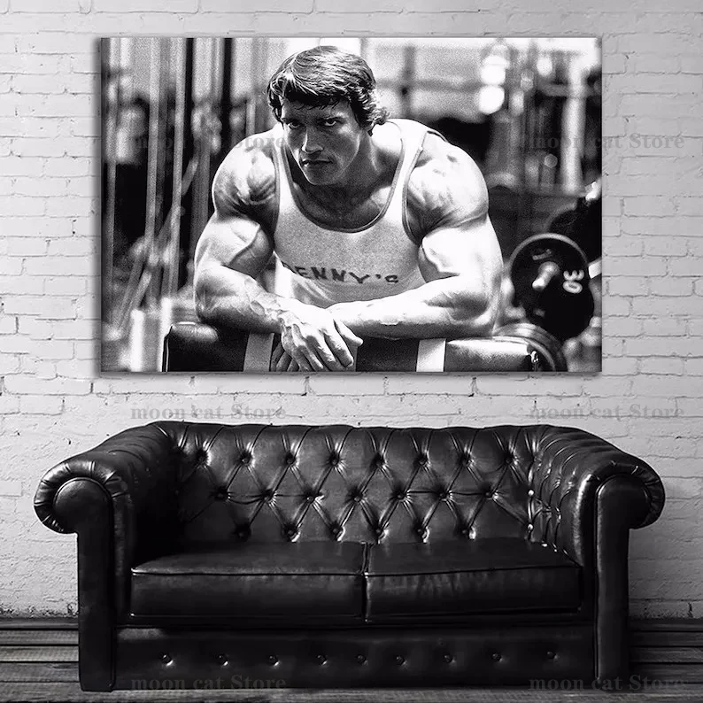 Arnold Schwarzenegger Bodybuilding Motivational Poster