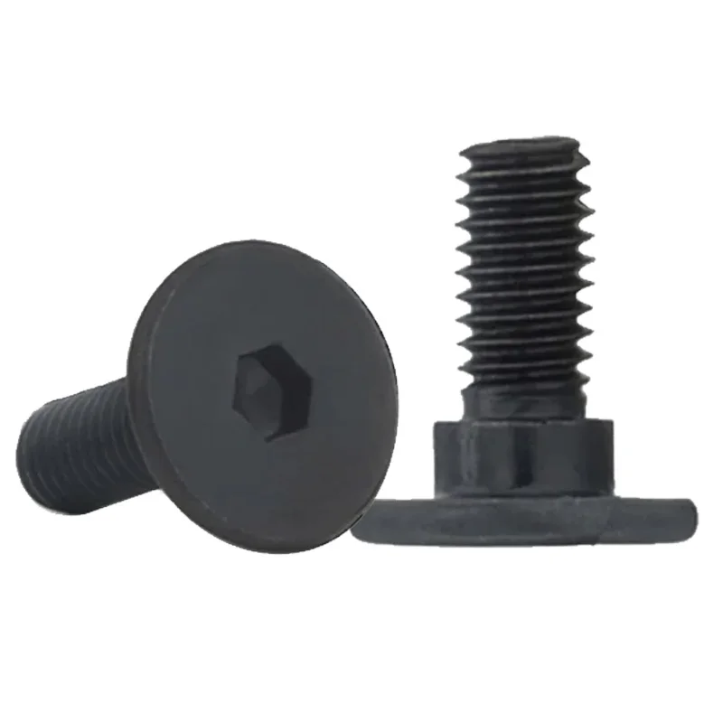 10pcs-Black-Carbon-Steel-Hexagon-Socket-Large-Flat-Head-Step-Screw-M6 ...